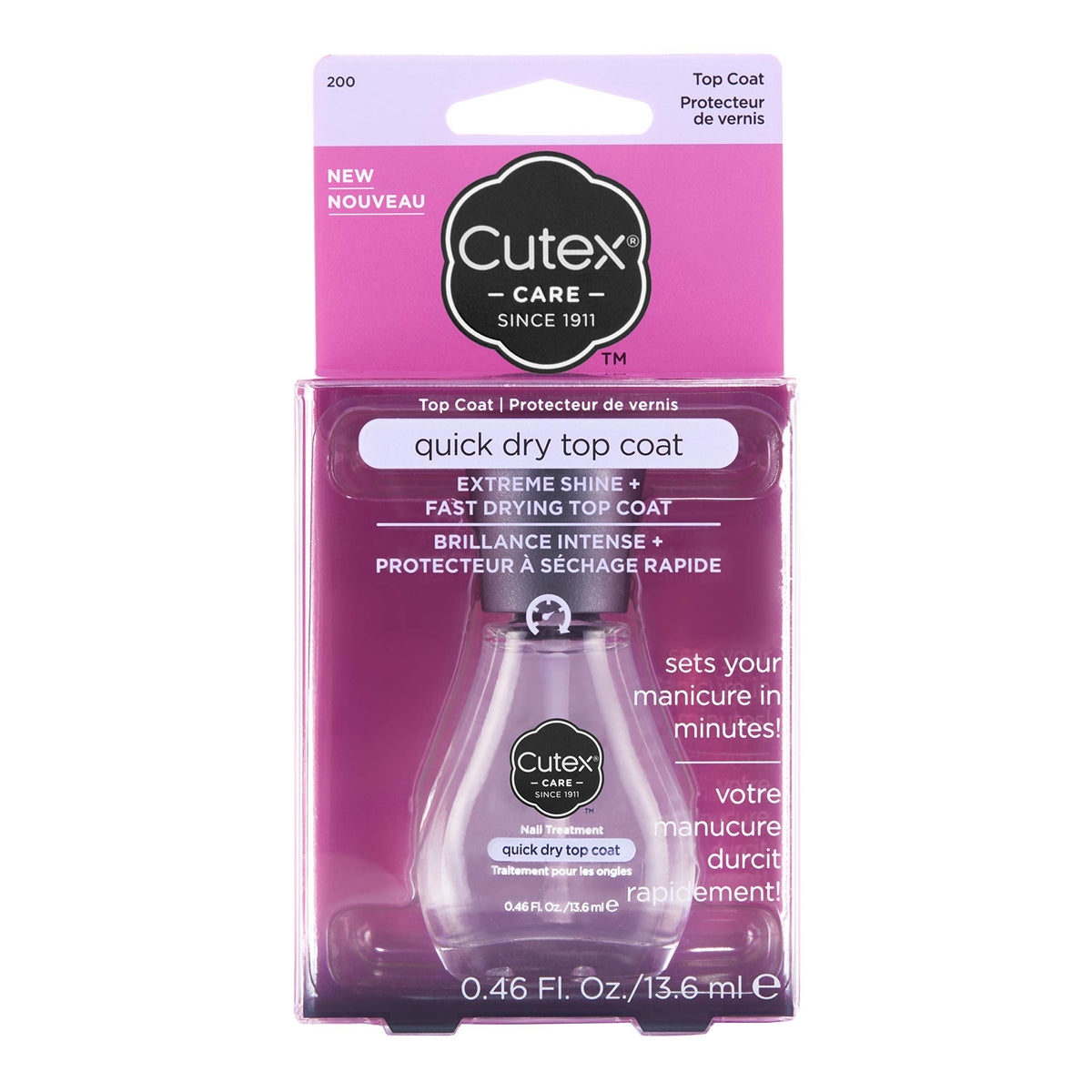 Cutex Quick Dry Top Coat Nail Treatment — Beautynstyle